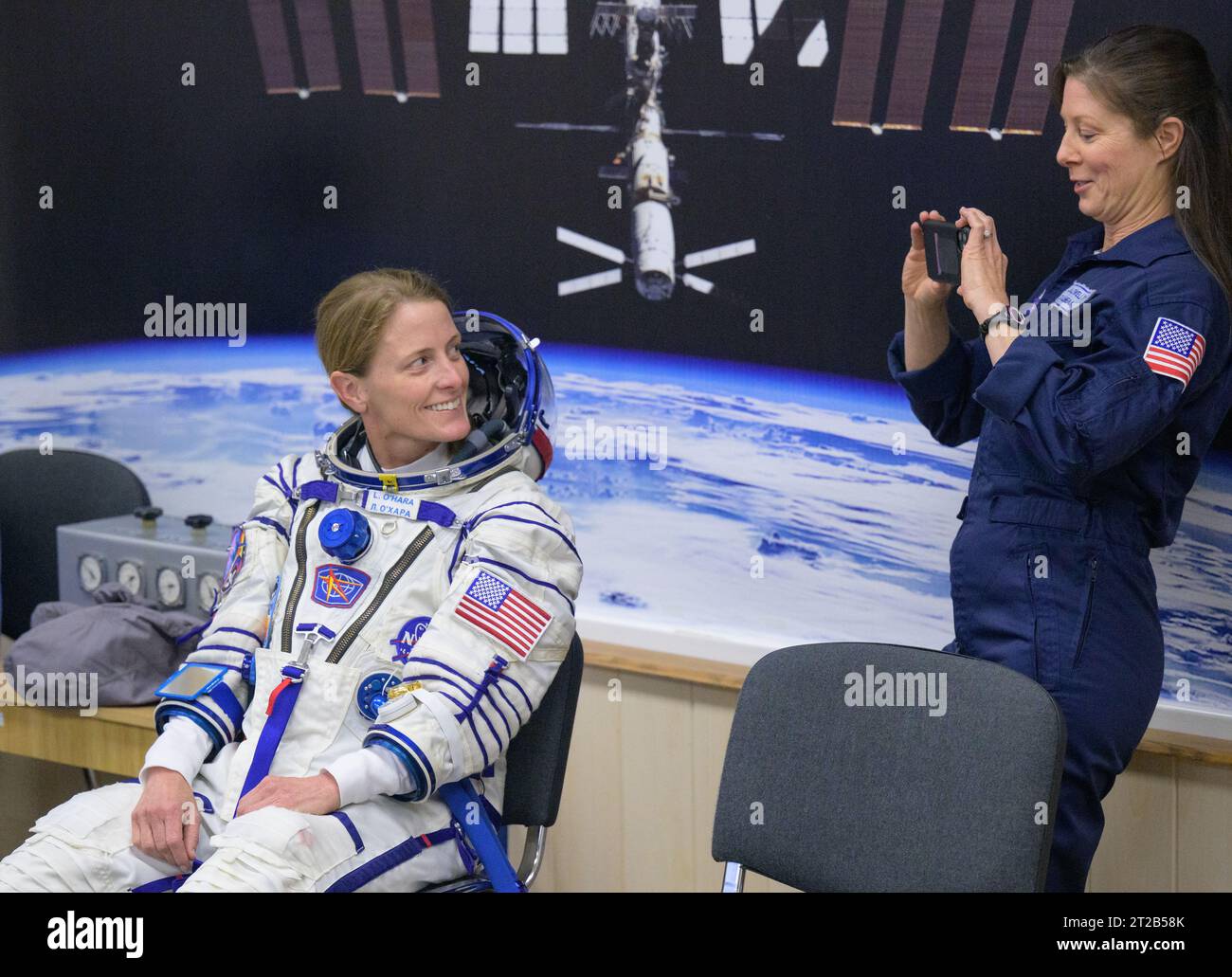 Expedition 70 Preflight. Expedition 70 NASA astronaut Loral O'Hara ...