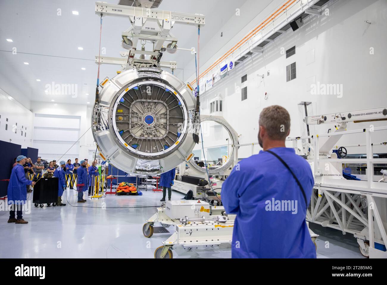 NG-20 PCM Lift. The Northrop Grumman Cygnus spacecraft’s pressurized ...