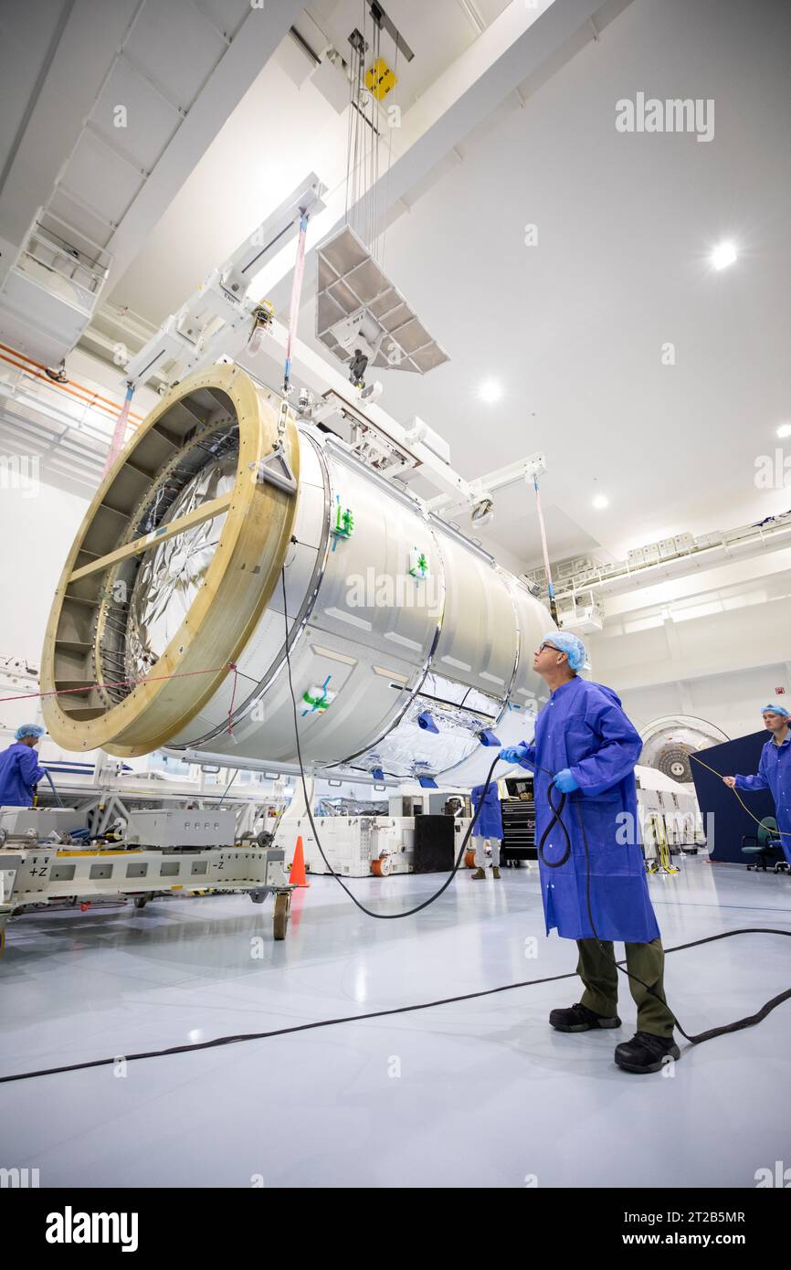 NG-20 PCM Lift. The Northrop Grumman Cygnus spacecraft’s pressurized ...