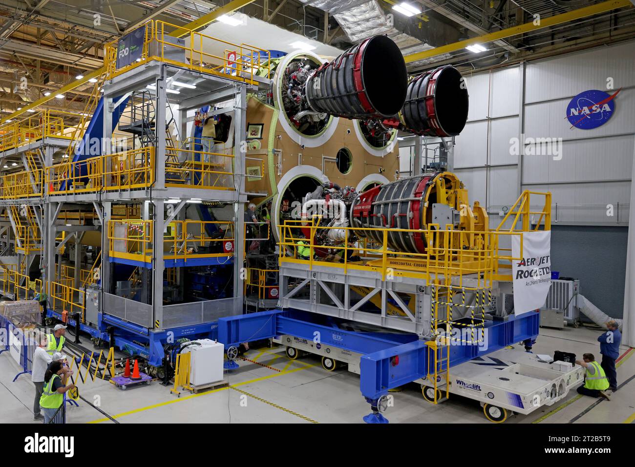 Technicians at NASA’s Michoud Assembly Facility in New Orleans ...