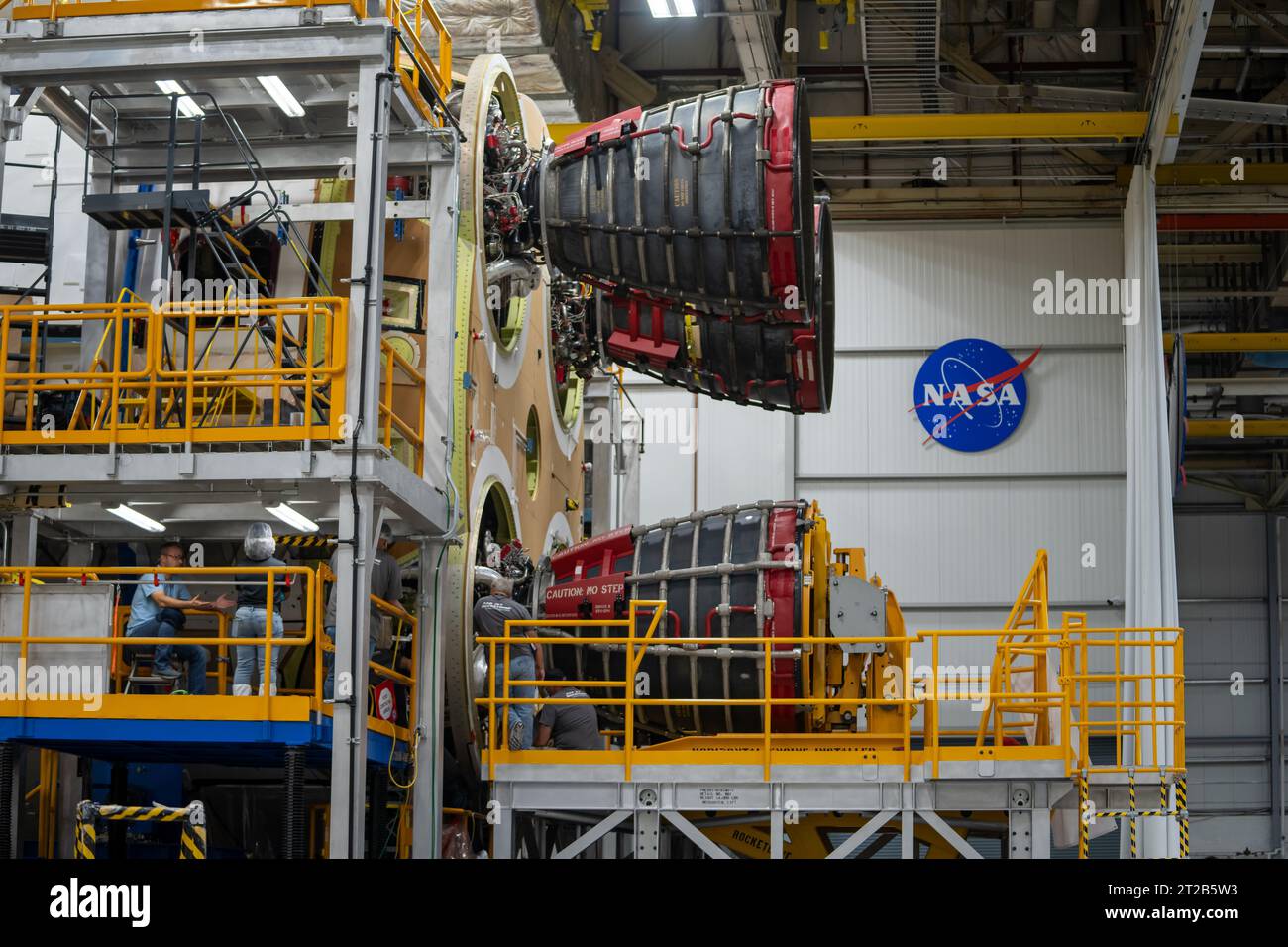 . These photos and videos show how technicians at NASA’s Michoud ...