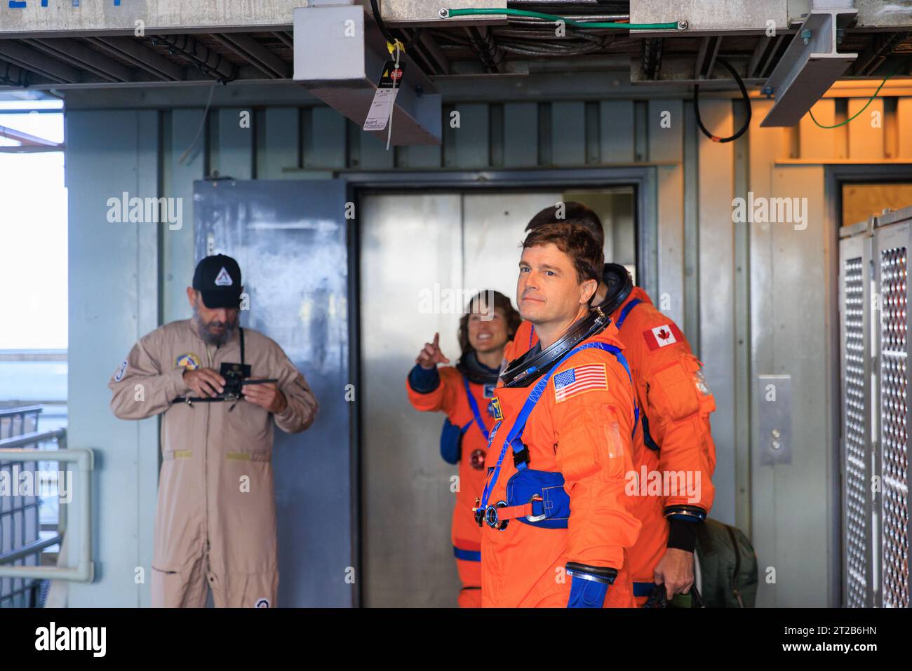 Artemis II astronauts Reid Wiseman, Victor Glover, Christina Koch, and ...