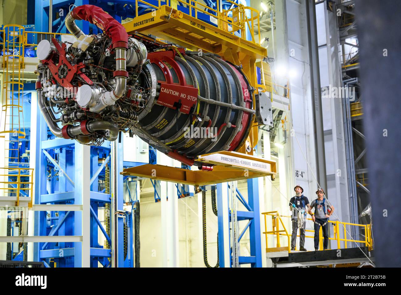 . These photos show how technicians at NASA’s Michoud Assembly Facility ...