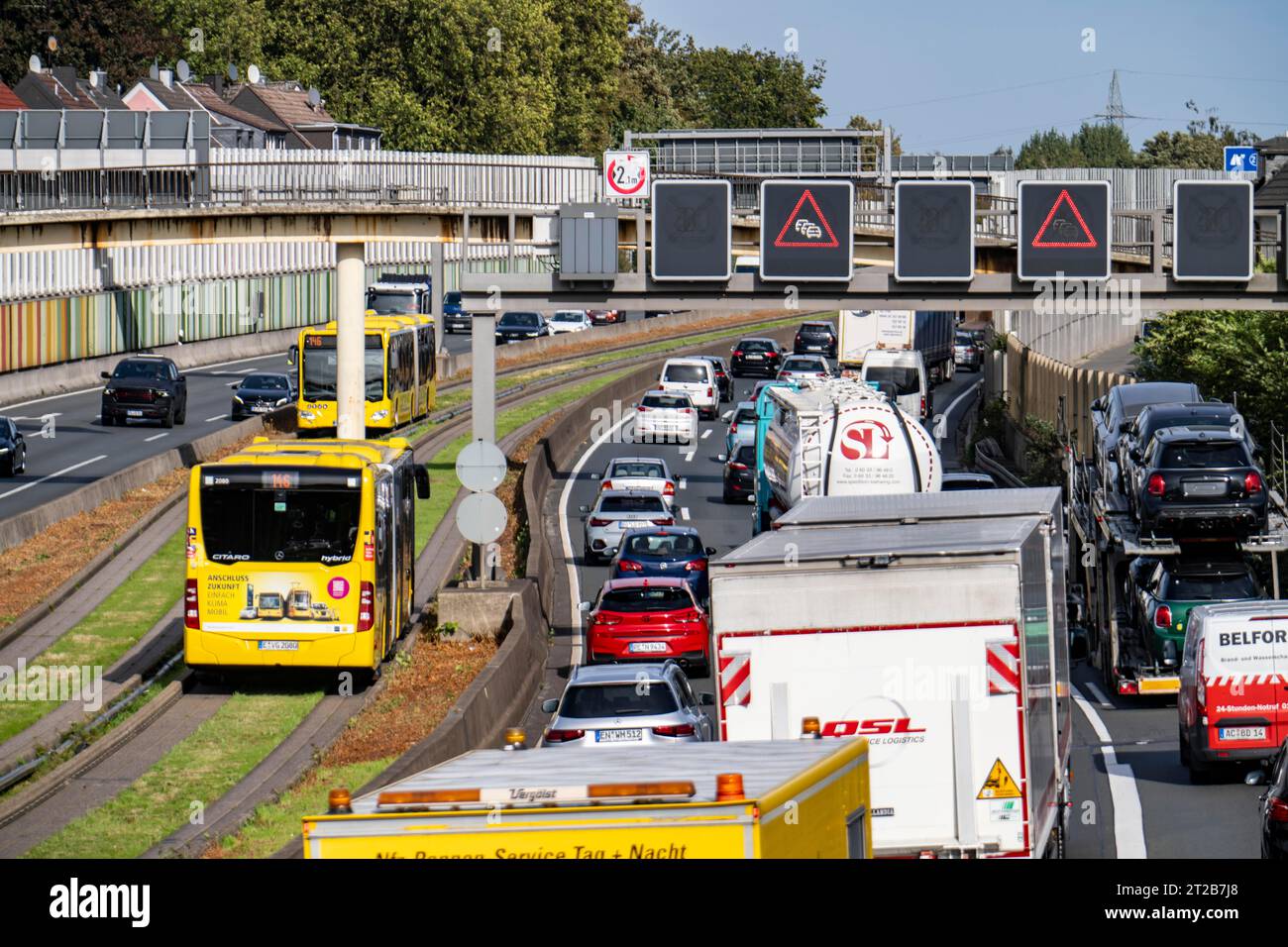 Three lane motorway hi-res stock photography and images - Alamy