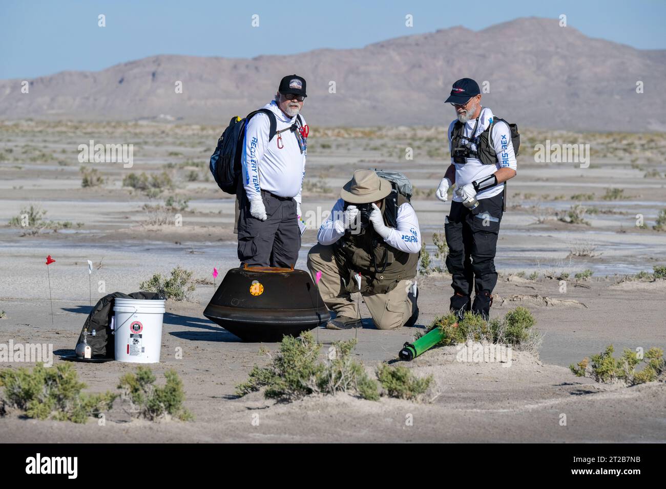 OSIRIS-REx Sample Return. From left to right, NASA Sample Return ...