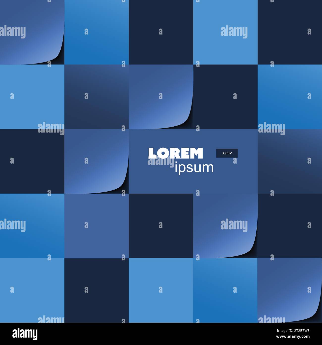 Blue Tiles Background Design Stock Vector Image & Art - Alamy