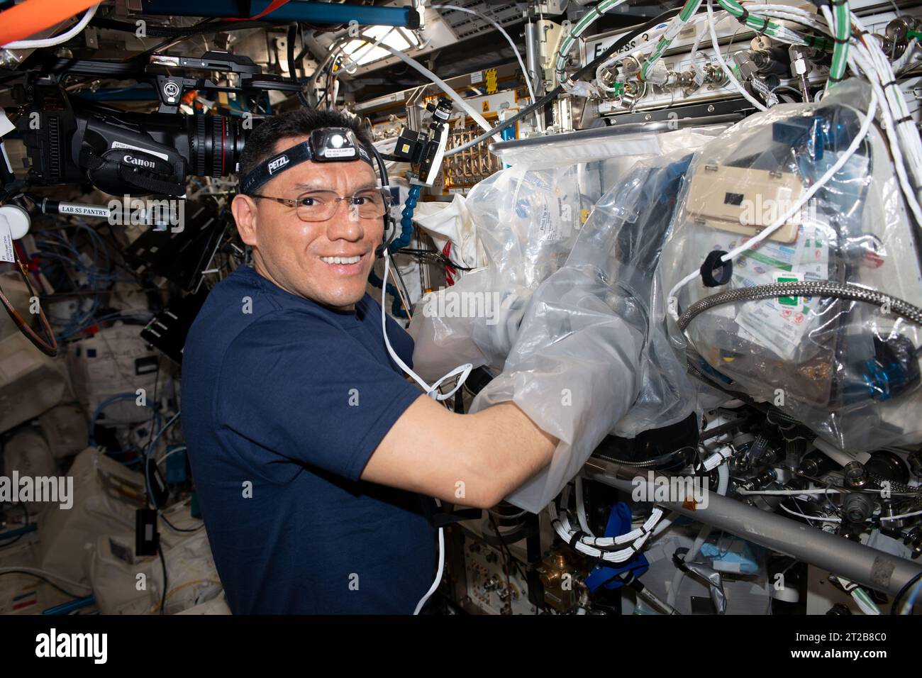 NASA astronaut Frank Rubio serviced the BioFabrication Facility aboard ...