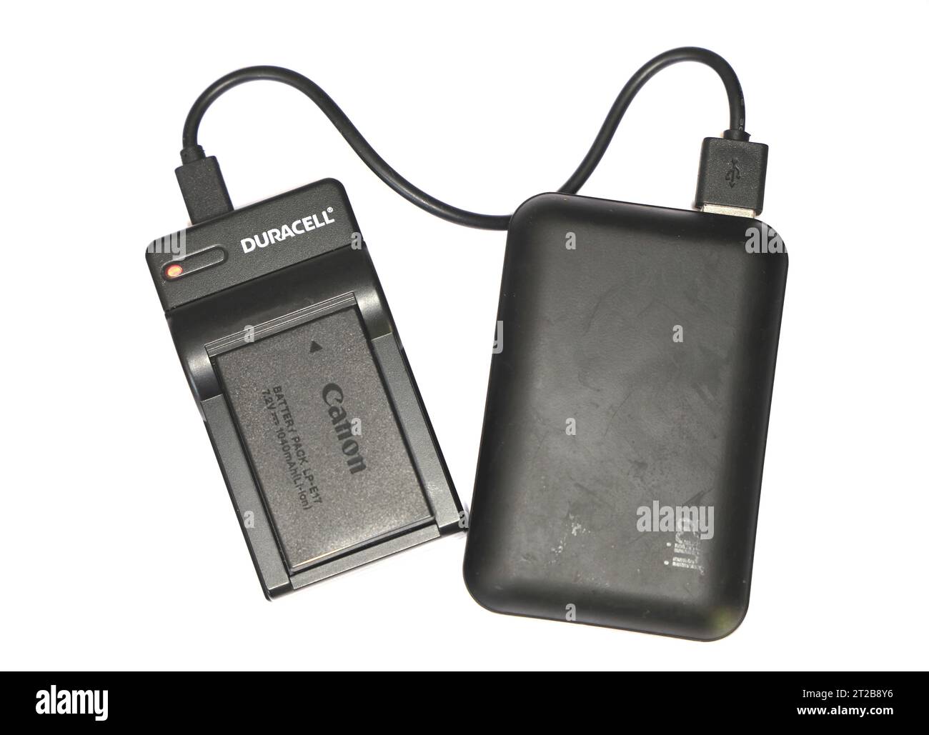 Duracell battery charger for Canon Camera batteries and battery pack ...