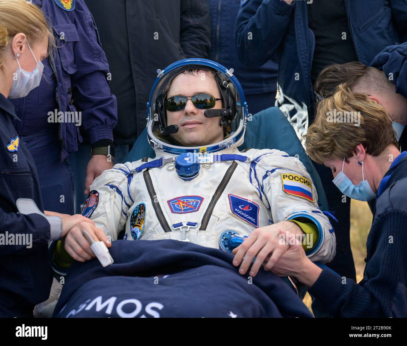 Expedition 69 Soyuz Landing. Expedition 69 Roscosmos cosmonaut Dmitri ...