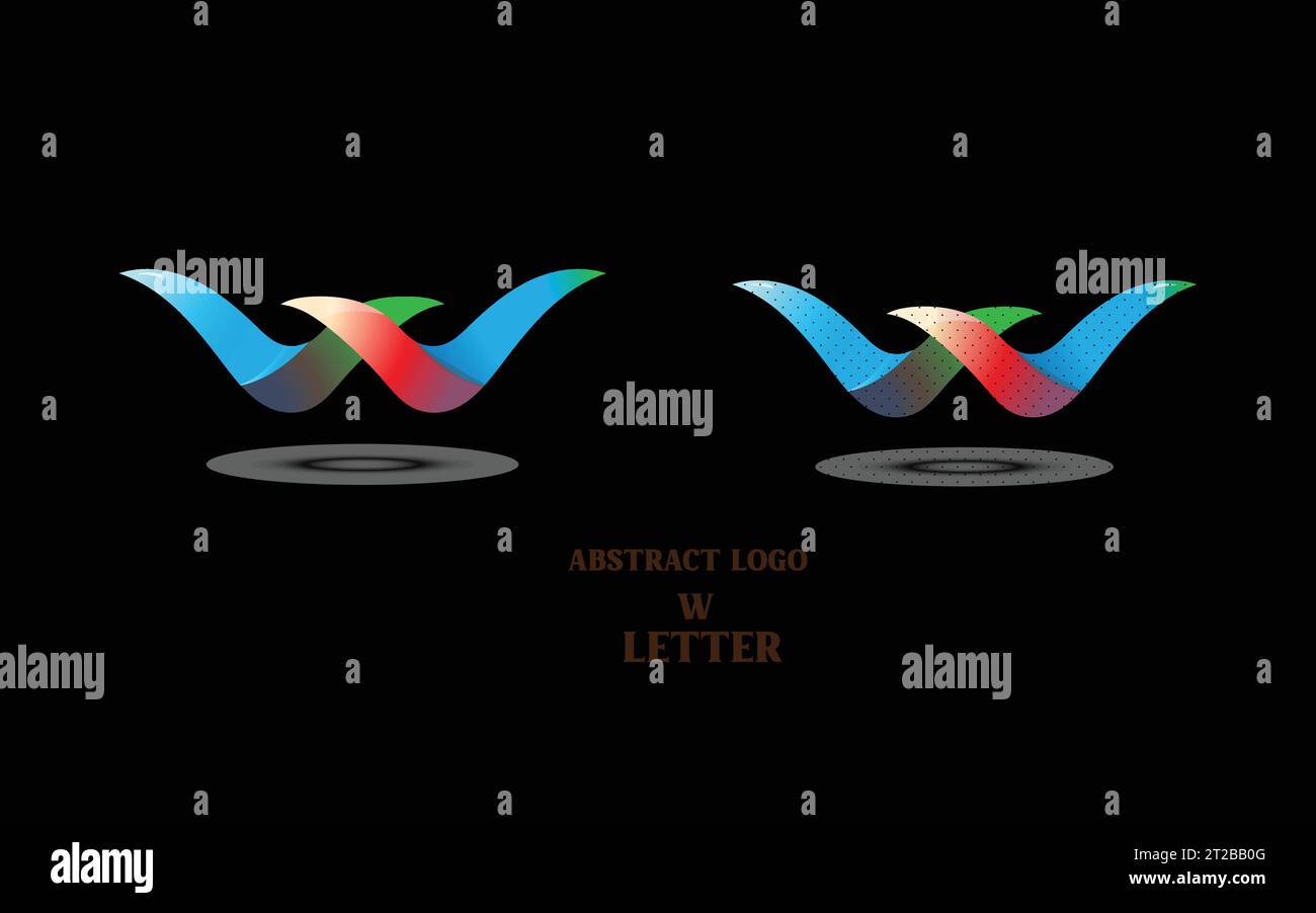 Best logo for w letter logos hi-res stock photography and images - Alamy