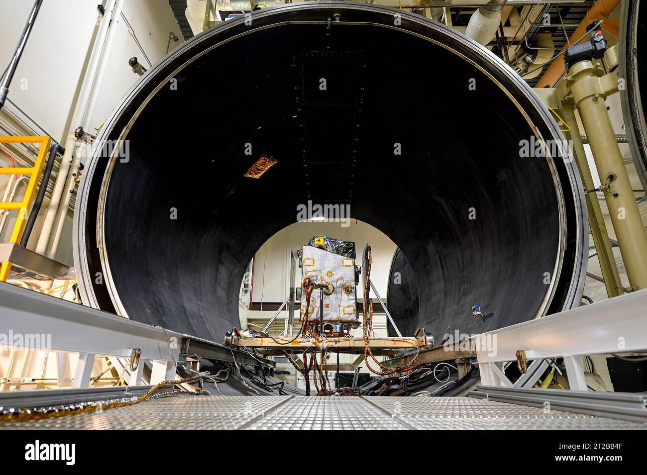 NASA's Lunar Trailblazer spacecraft underwent thermal vacuum testing at ...