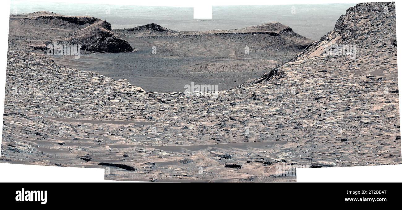 . Curiosity's View Back Toward 'Marker Band Valley'. NASA's Curiosity ...