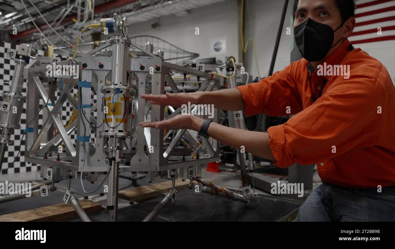 . Testing a Prototype Mars Lander. Engineer Abel Dizon explains how ...