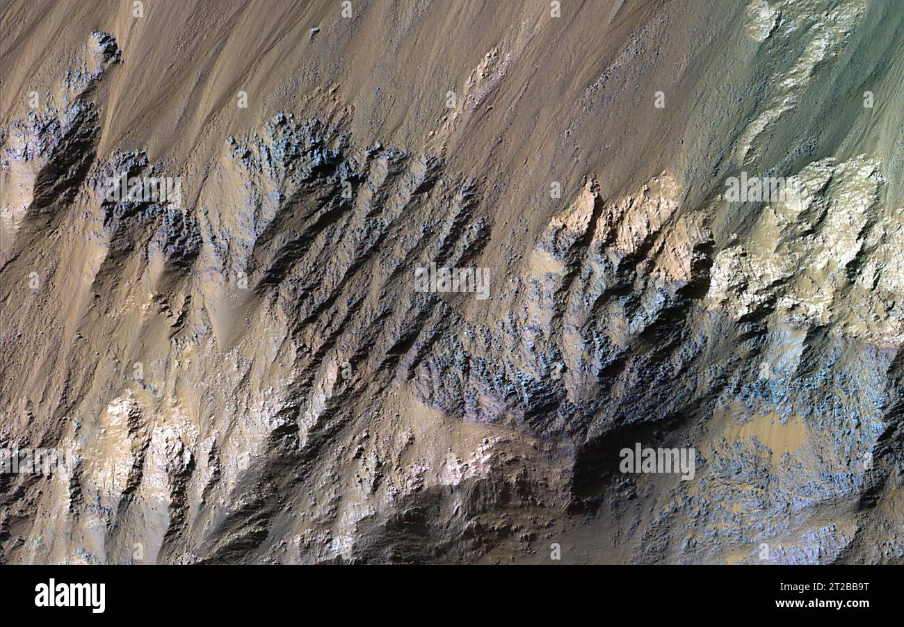 . Diverse Minerals in Coprates Chasma. This image shows the southern ...