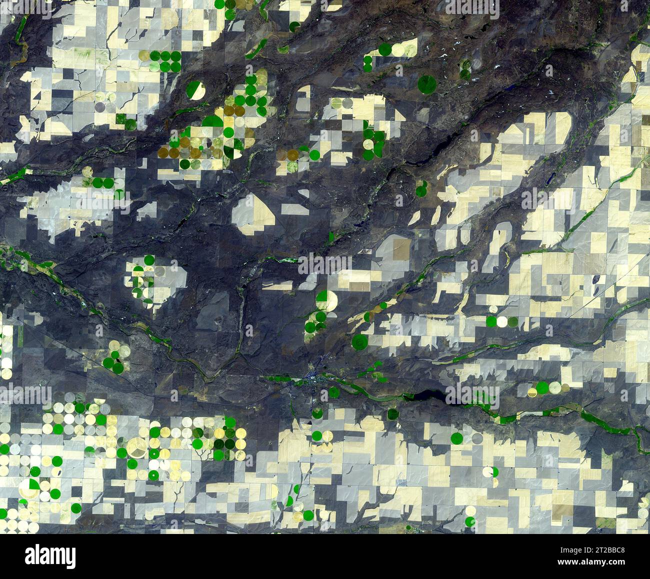. Channeled Scablands, Washington. The Channeled Scablands in ...