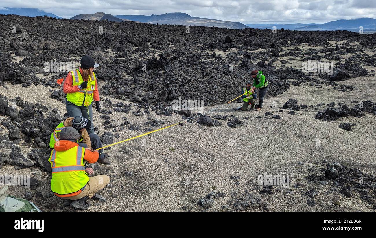 . VERITAS Scientists Study Rocky Terrain in Iceland. During their ...