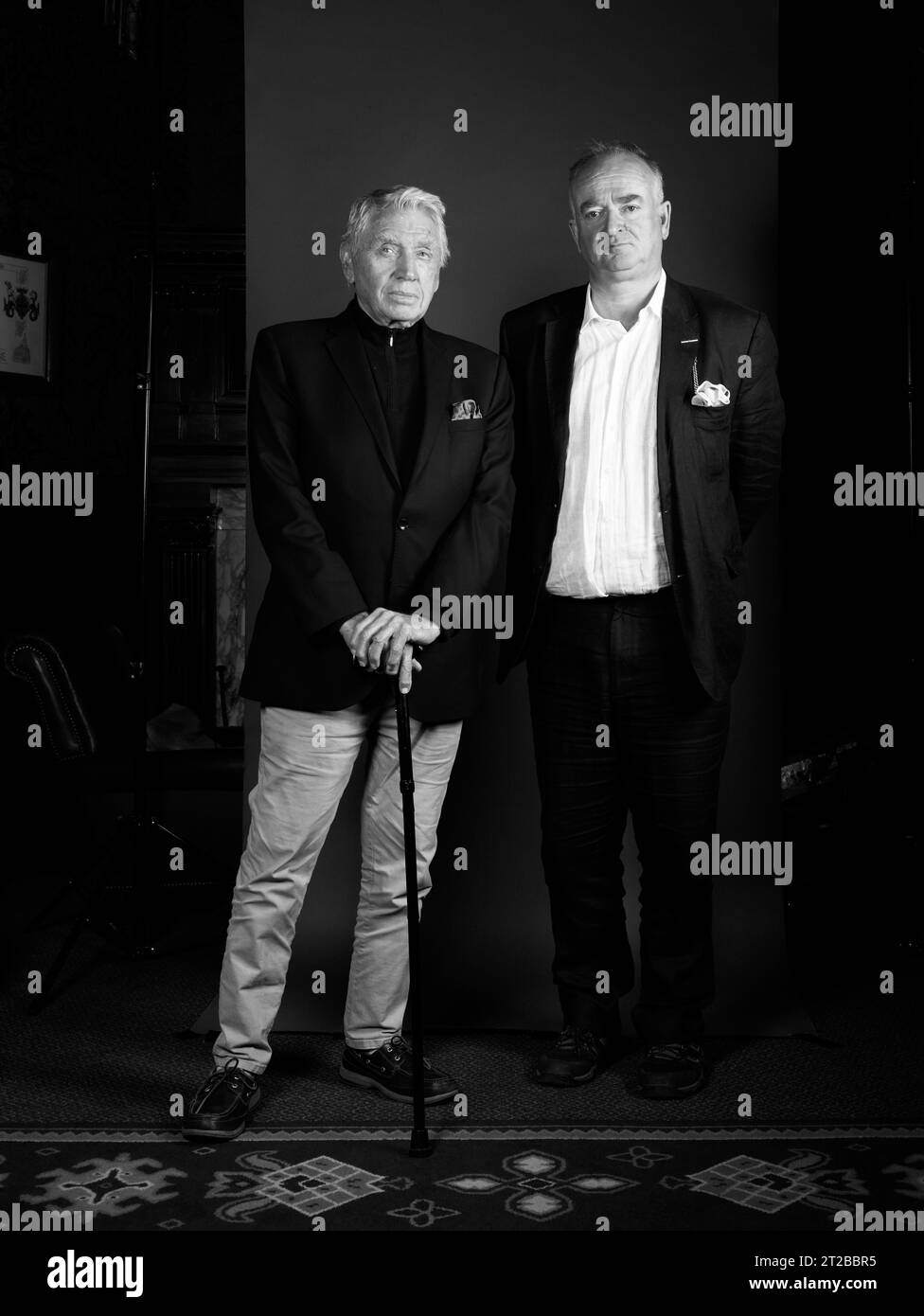 Don McCullin & Barnaby Rogerson at the Oldie Literary Lunch 17-10-23 ...