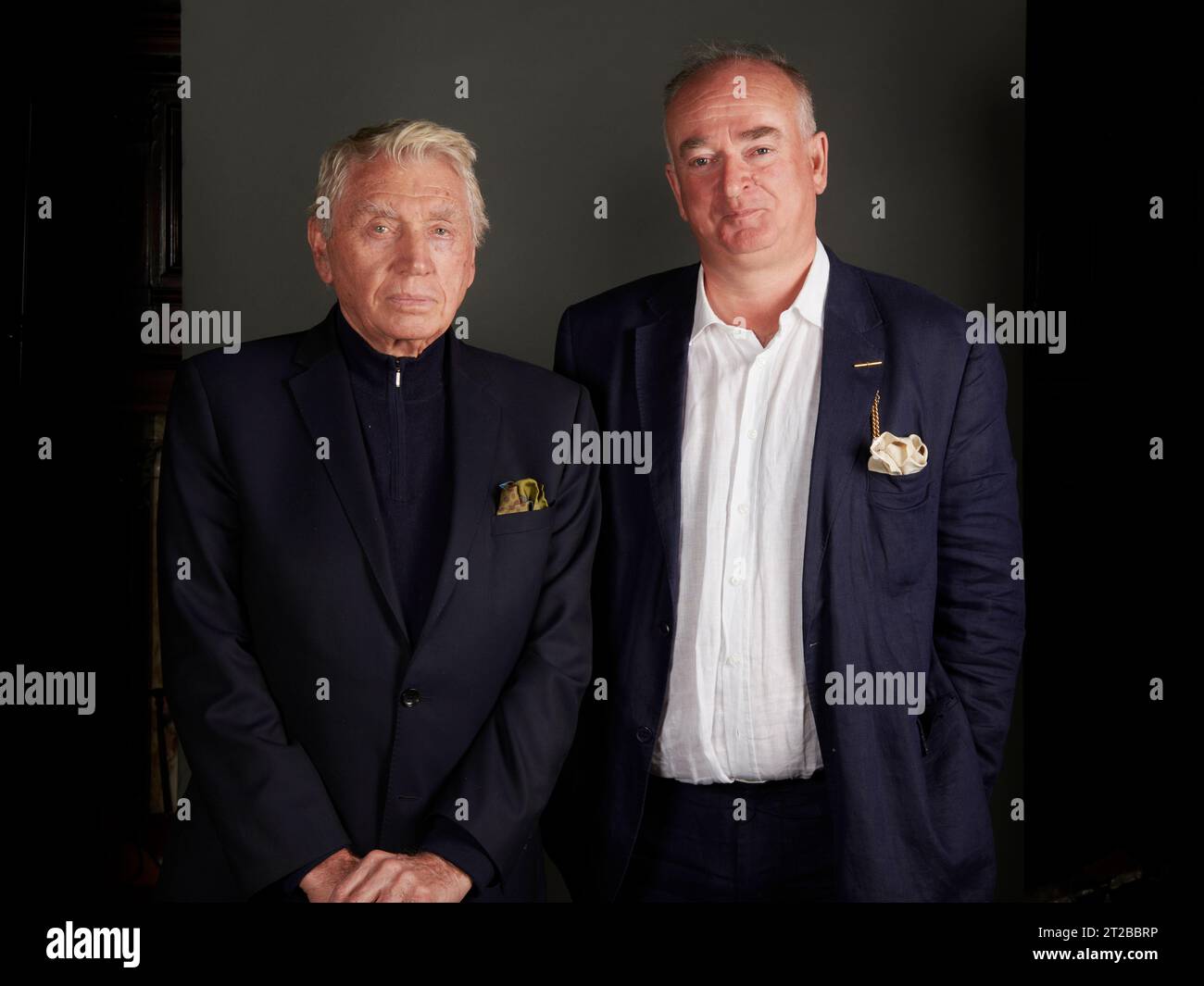 Don McCullin & Barnaby Rogerson at the Oldie Literary Lunch 17-10-23 ...