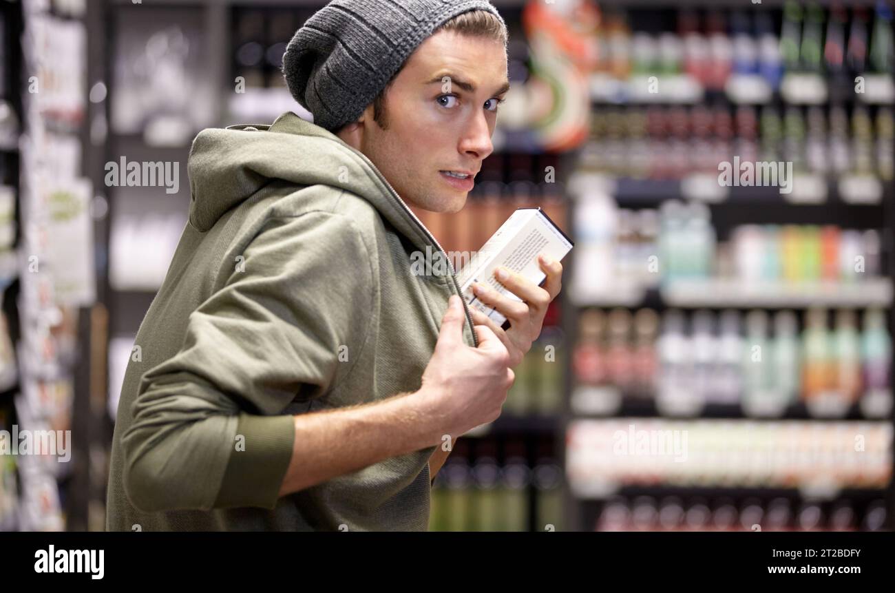 Shoplifting food hi-res stock photography and images - Alamy