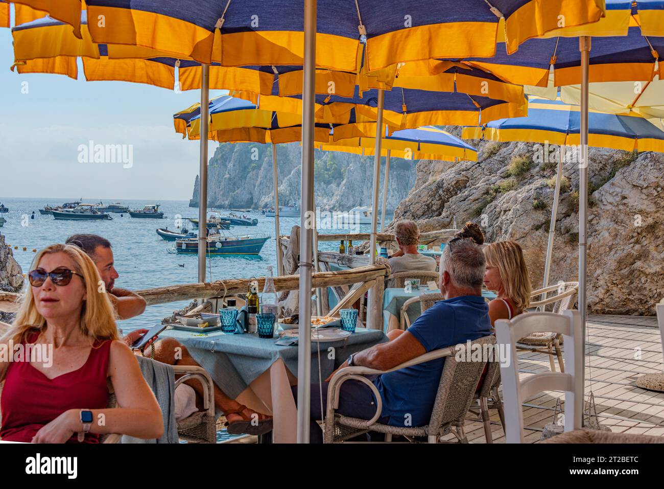 The Beach, café, hotels and bars of Marina Piccola, Via Marina Piccola ...