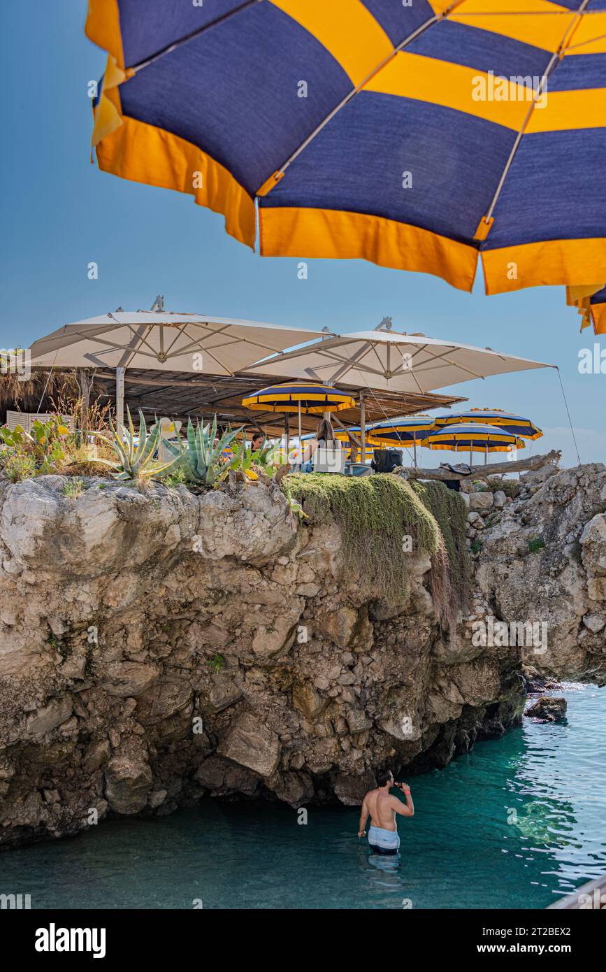 The Beach, café, hotels and bars of Marina Piccola, Via Marina Piccola ...