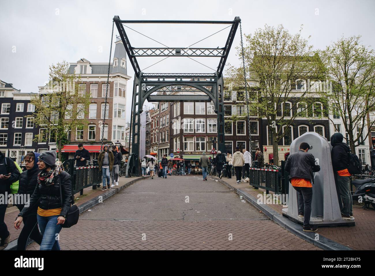 Aluminium Bridge (Dutch: Aluminiumbrug), popular tourist landmark in ...