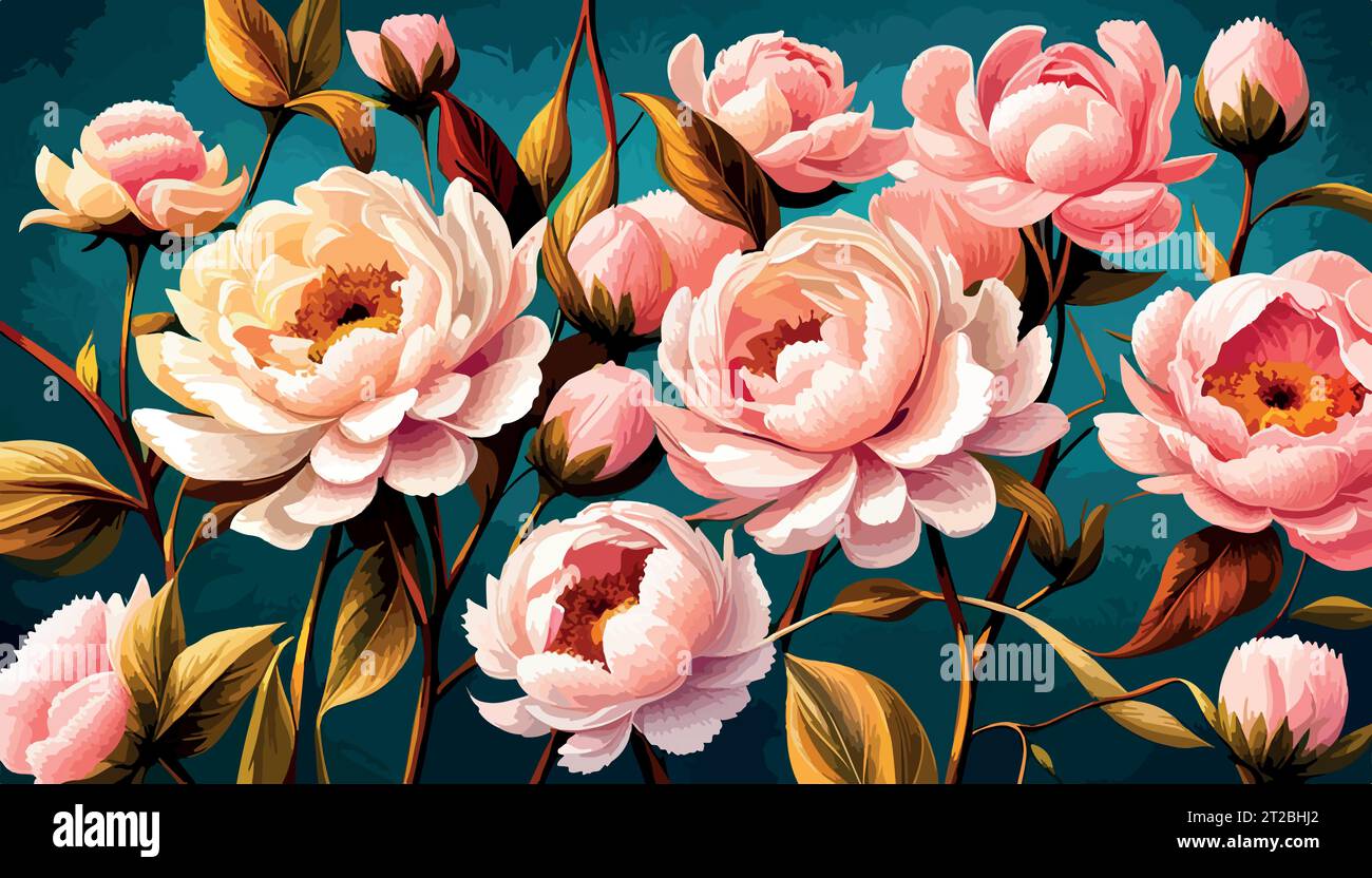Mural painting in oil Stock Vector Images - Alamy