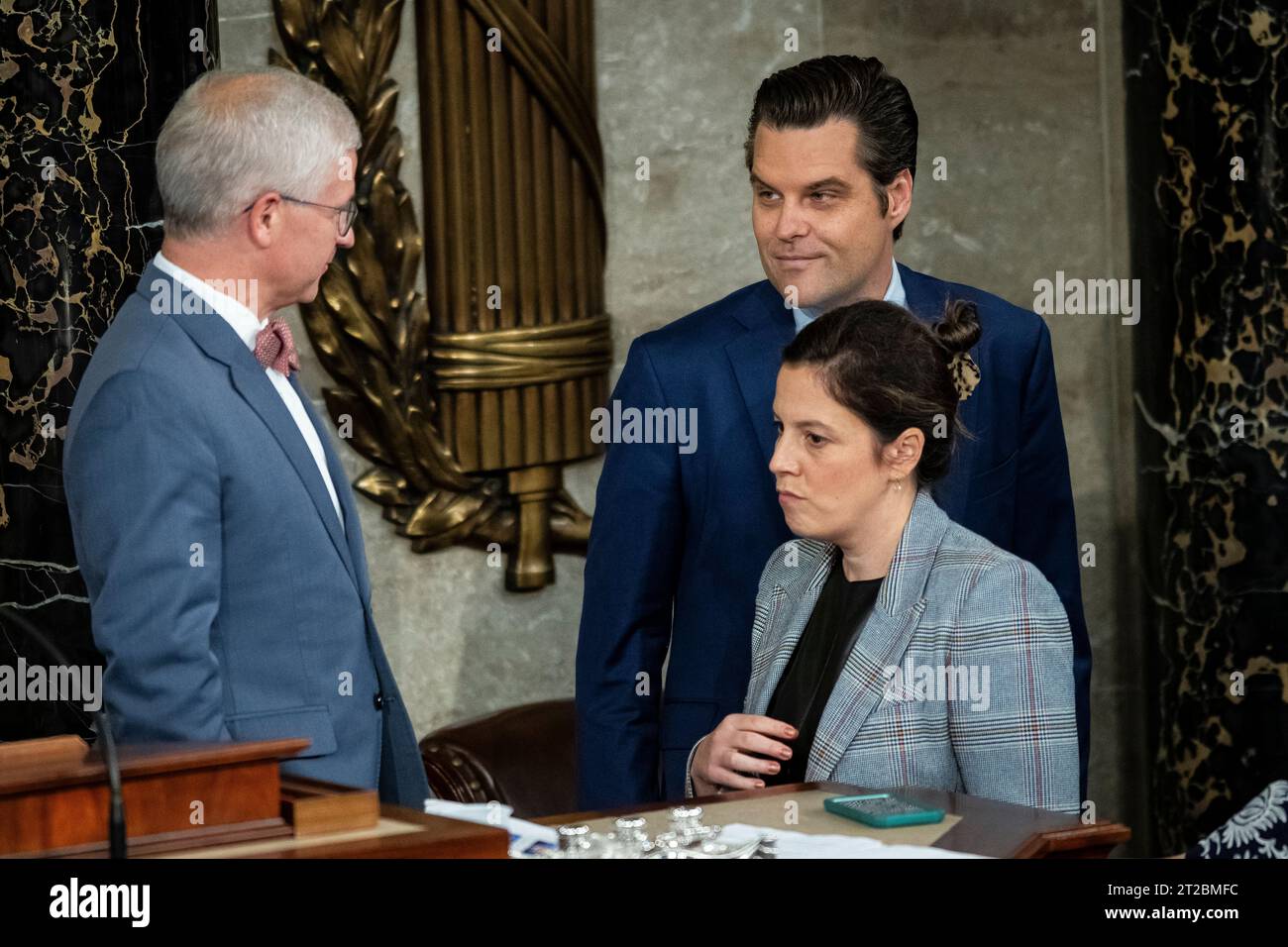 Washington, USA. 18th Oct, 2023. Representative Patrick McHenry (R-N.C.), the Speaker Pro ...