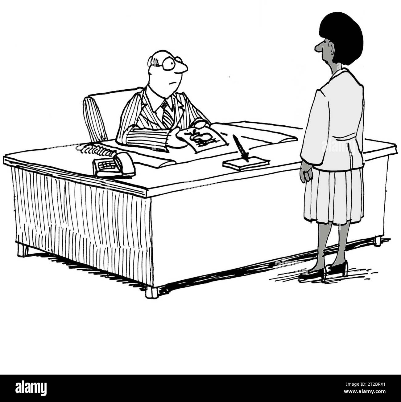 African american male desk Cut Out Stock Images & Pictures - Alamy