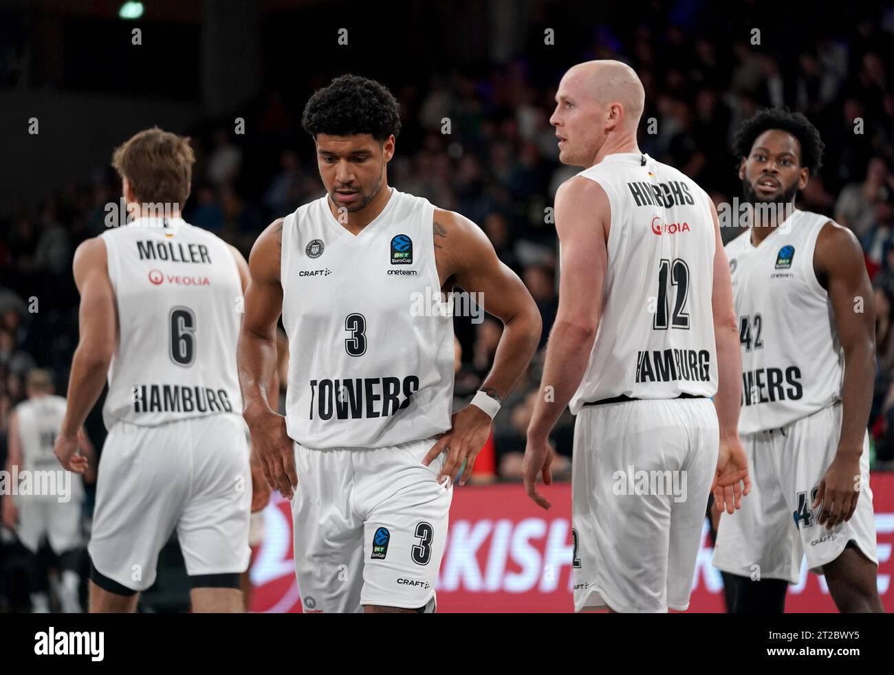 Hamburg, Germany. 18th Oct, 2023. Basketball: Eurocup, preliminary ...