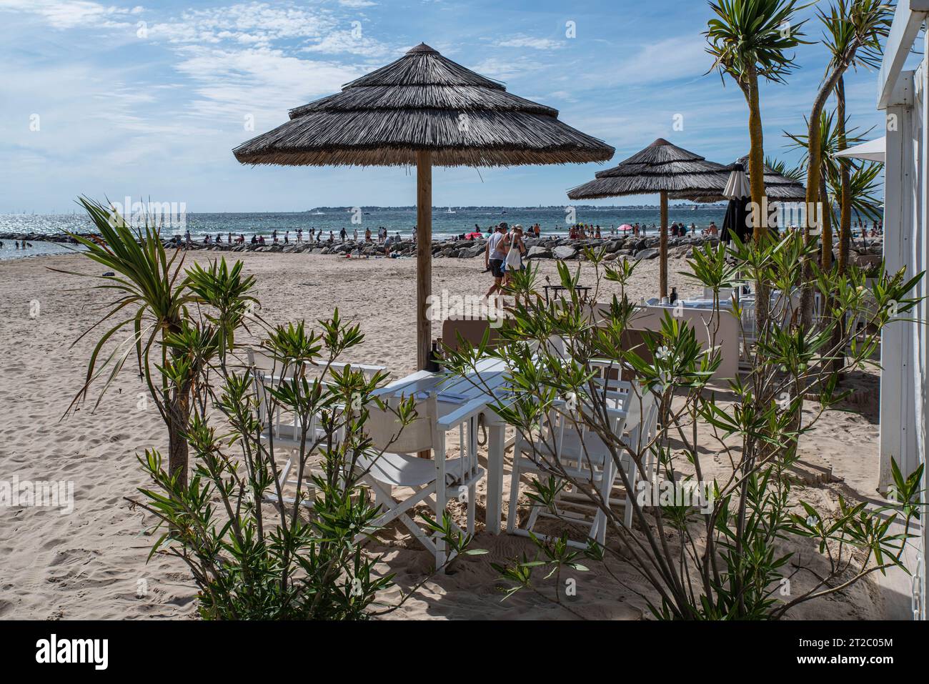 Terrace in beach sand hi-res stock photography and images - Alamy