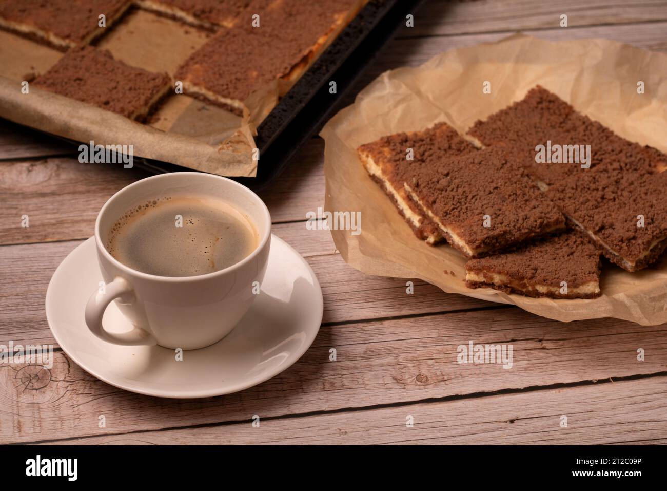 photo in the kitchen, a homemade cheesecake your coffee break. This ...