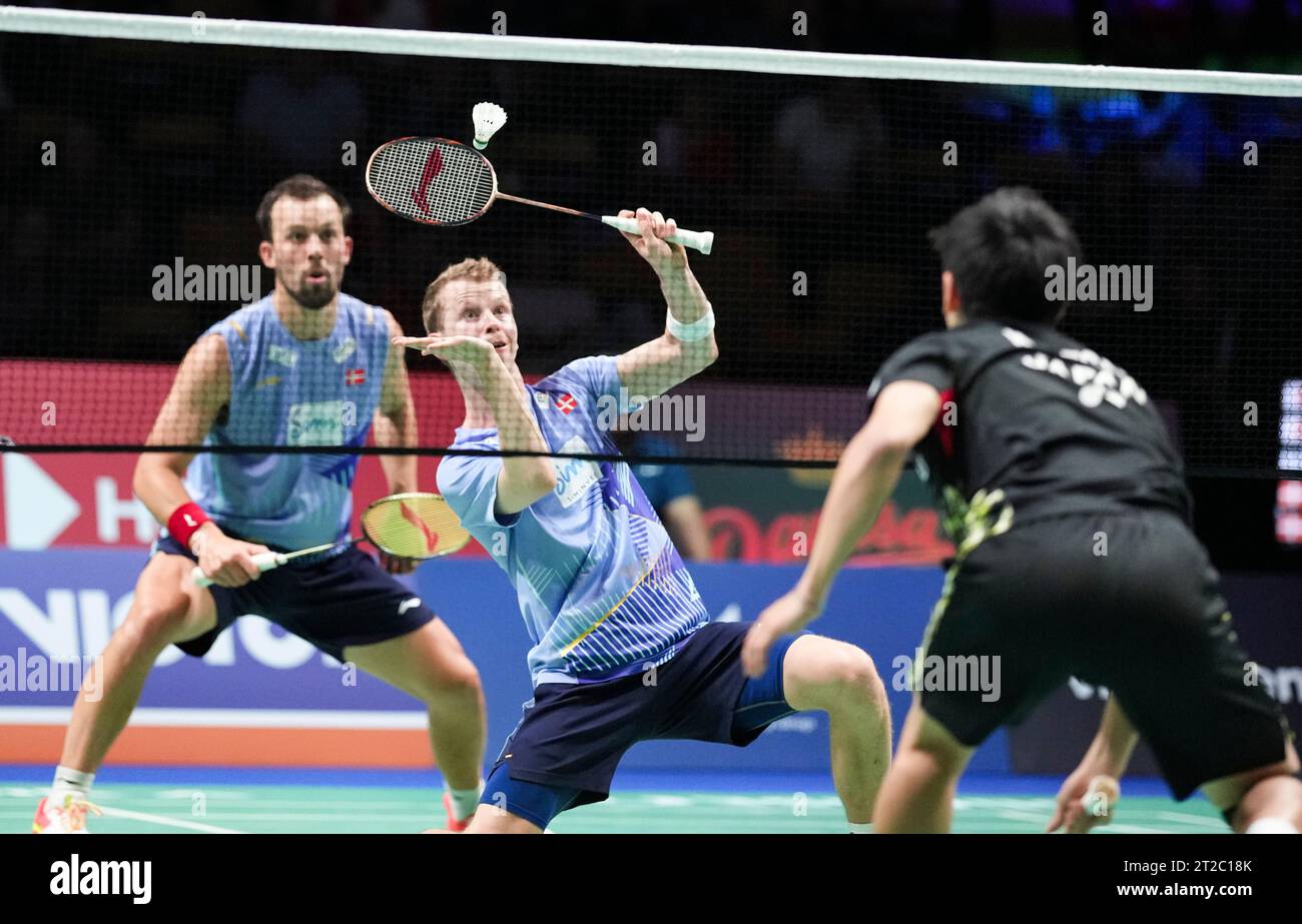 Jyske 18 October 2023. Kim Astrup (in the middle) and Anders Skaarup ...