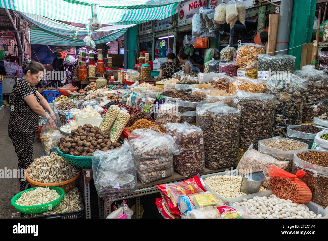 Binh Tay Market Saigon, Vietnam Stock Photo - Alamy