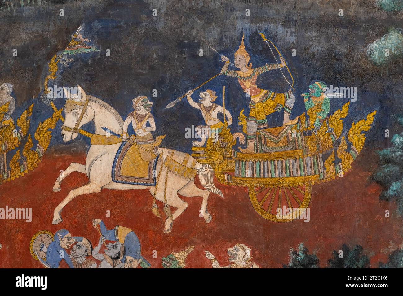 Khmer murals hi-res stock photography and images - Alamy