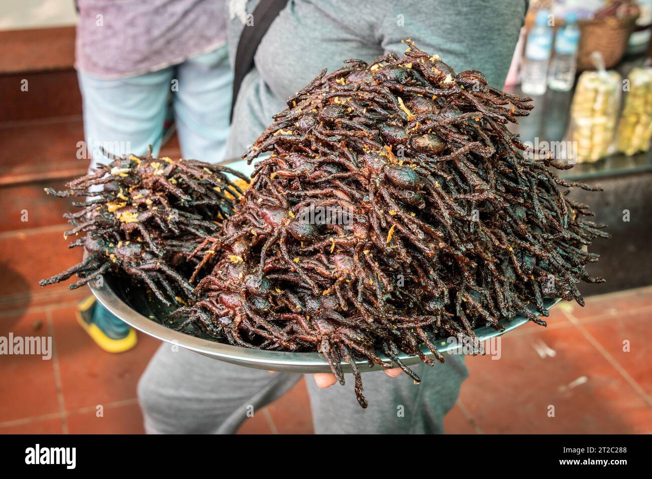 Spider Market at Skun, Cambodia Stock Photo - Alamy