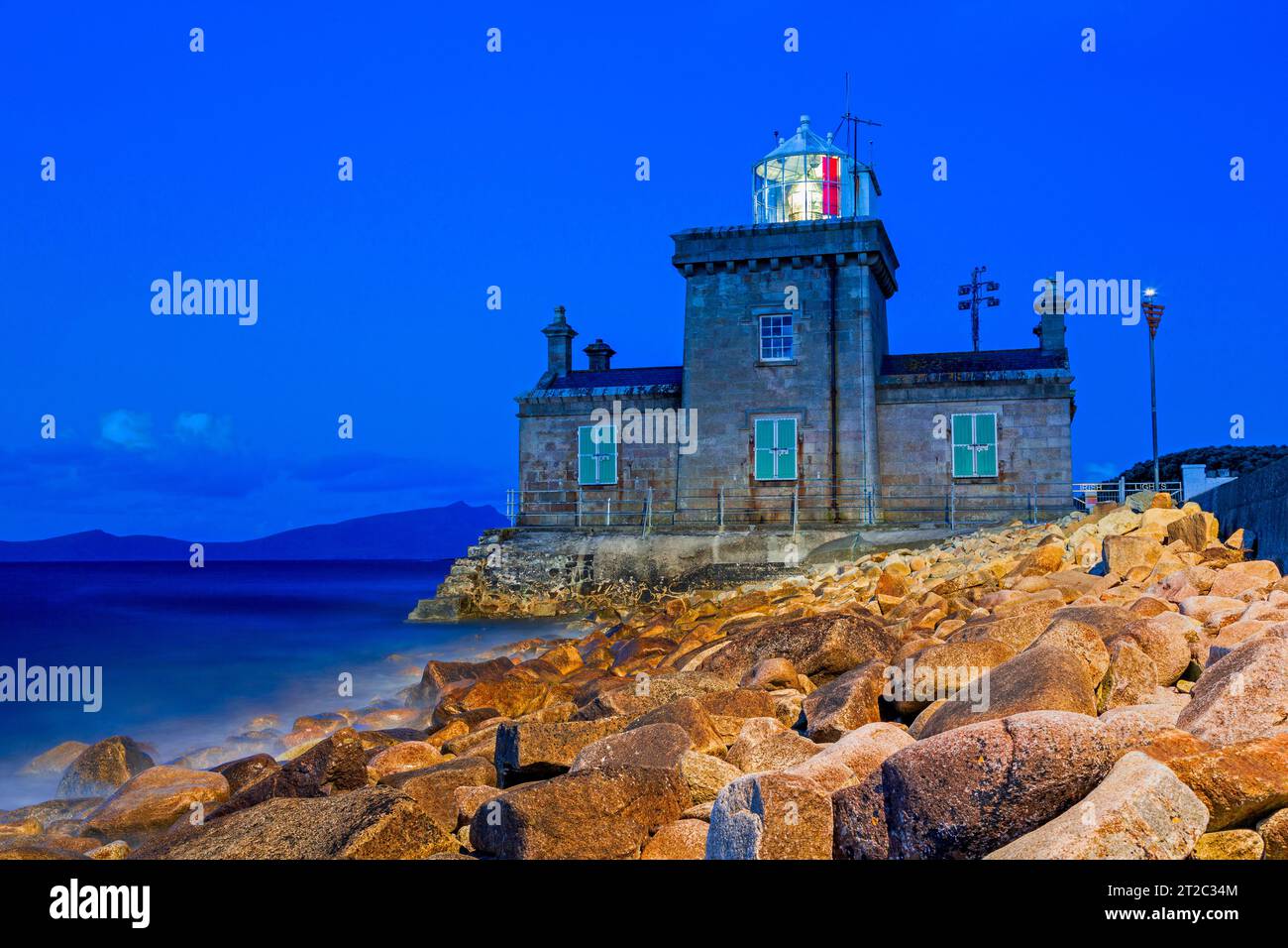Dawn at Blacksod Lighthouse, Belmullet, County Mayo, Ireland Stock ...