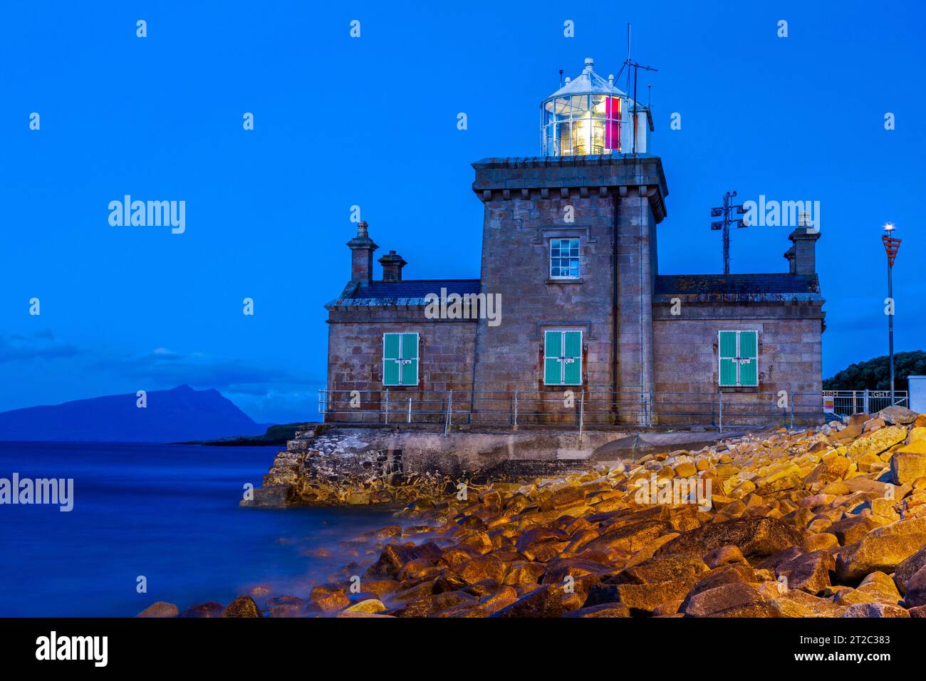 Dawn at Blacksod Lighthouse, Belmullet, County Mayo, Ireland Stock ...