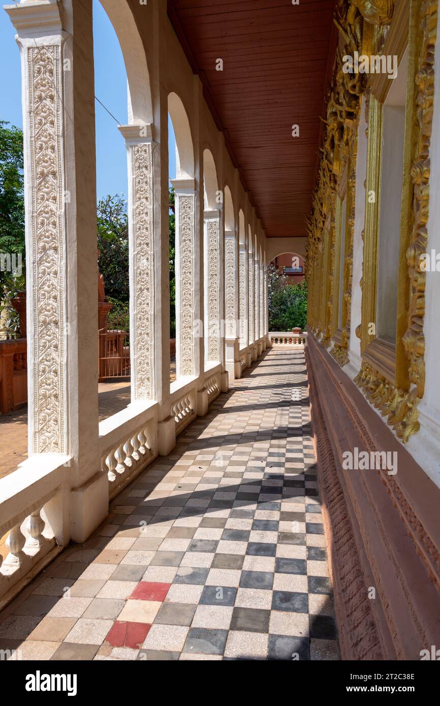 Wat Bo Temple and Paintings, Siem Reap, Cambodia Stock Photo - Alamy
