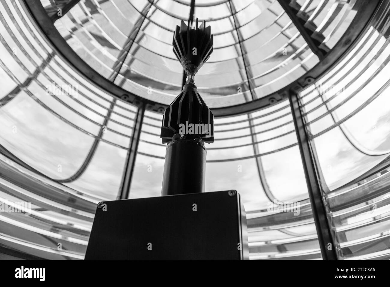Lens in Blacksod Lighthouse, Belmullet, County Mayo, Ireland Stock ...