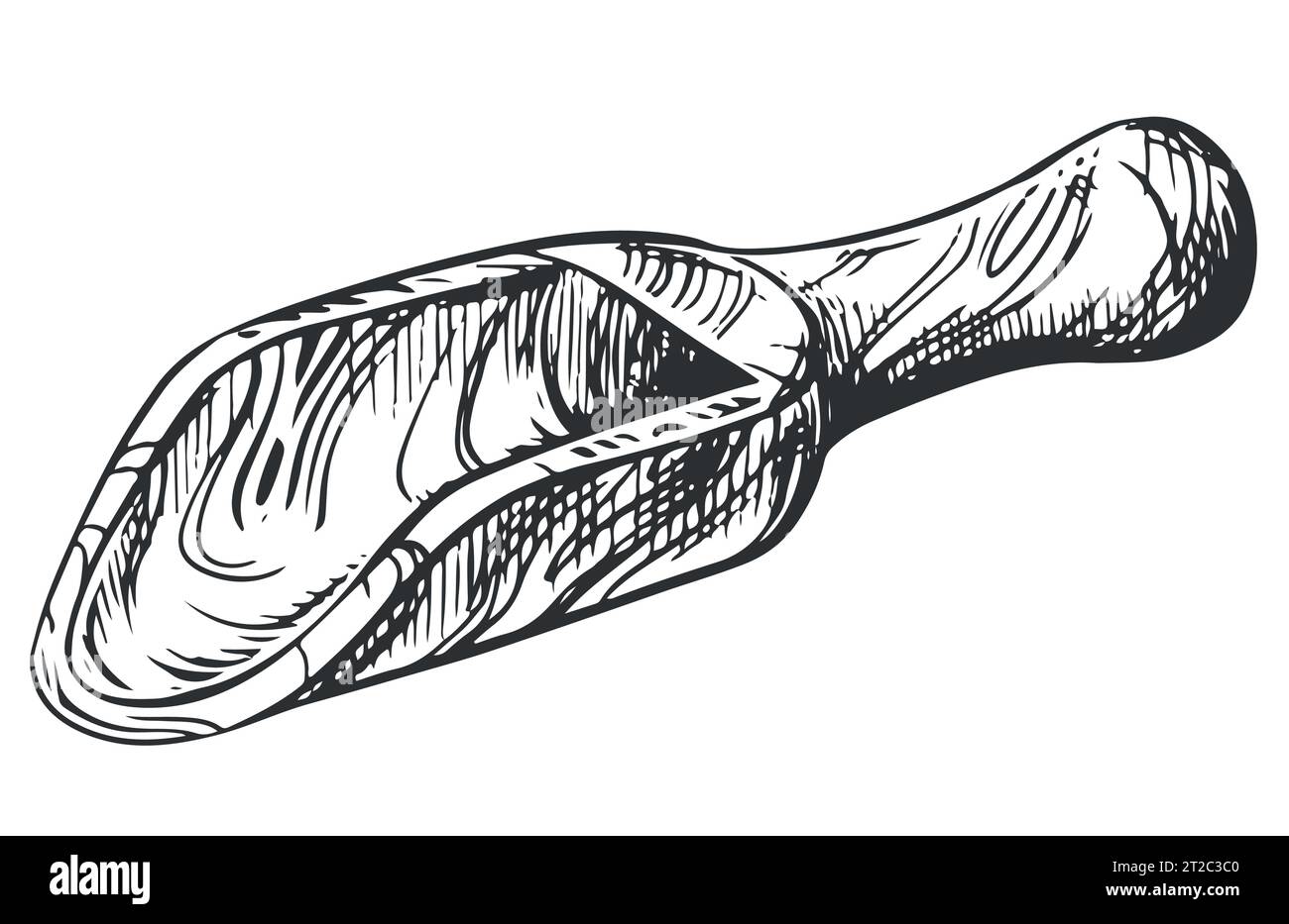 Tea in wooden utensil Black and White Stock Photos & Images - Alamy