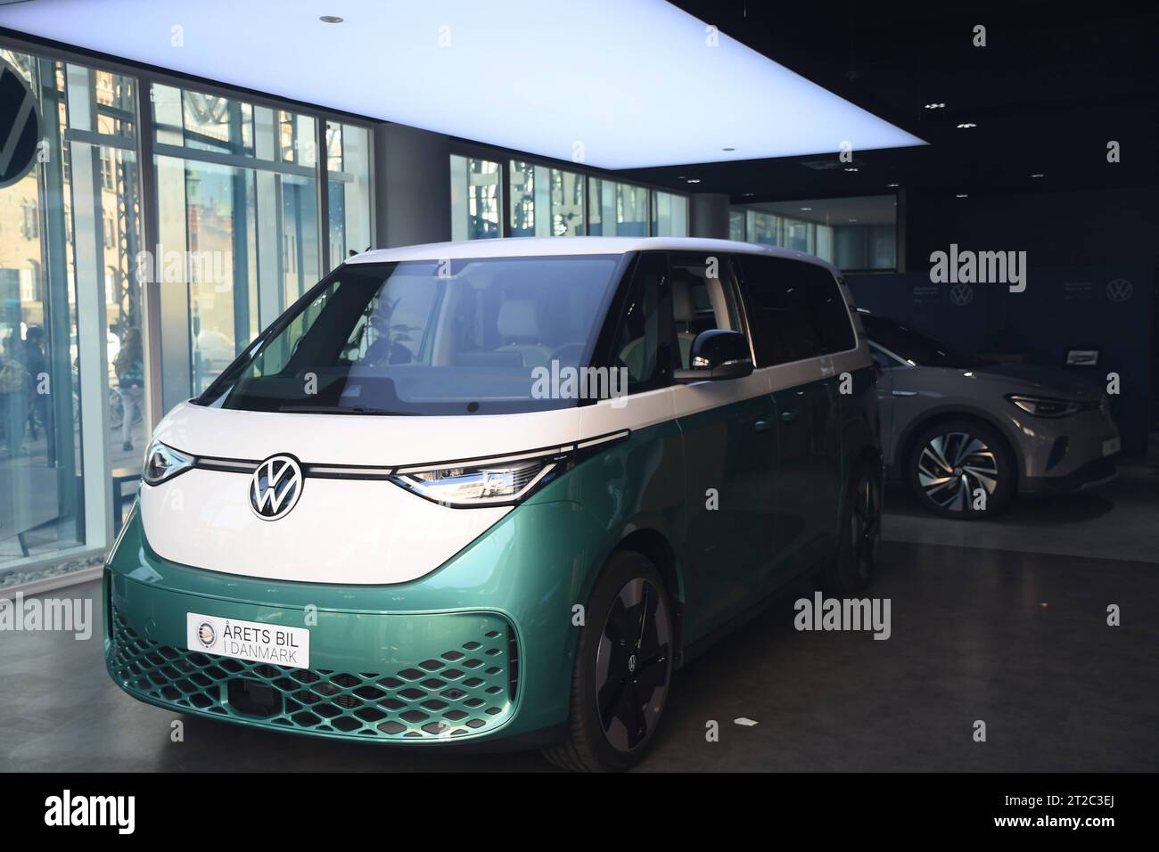 Copenhagen, Denmark /18 October. 2023/.VW volks wagen auto place in ...