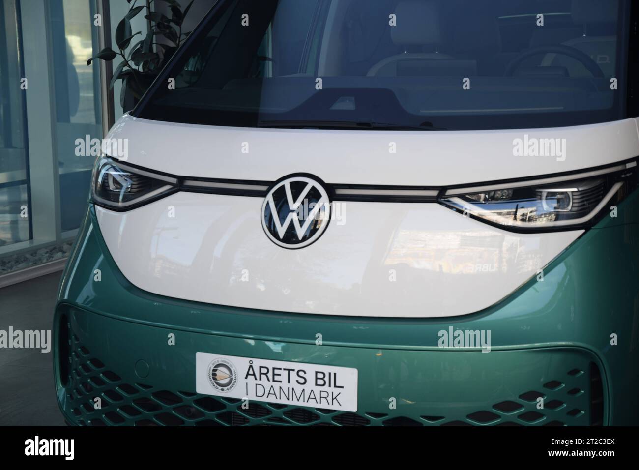Copenhagen, Denmark /18 October. 2023/.VW volks wagen auto place in ...