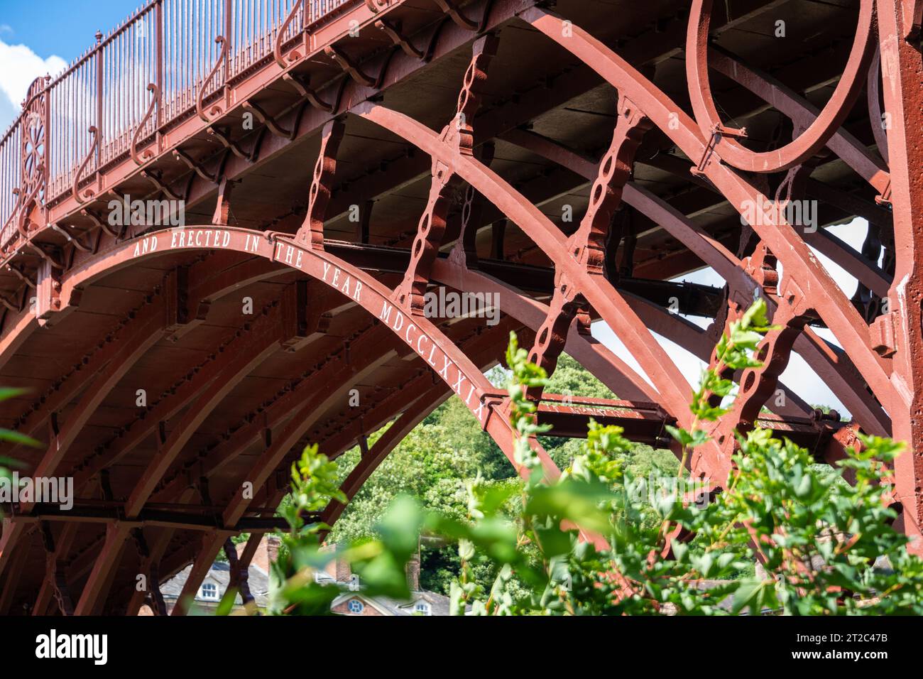 Ironbridge, The First Cast Iron Bridge in the Worl. Shropshire, UK ...
