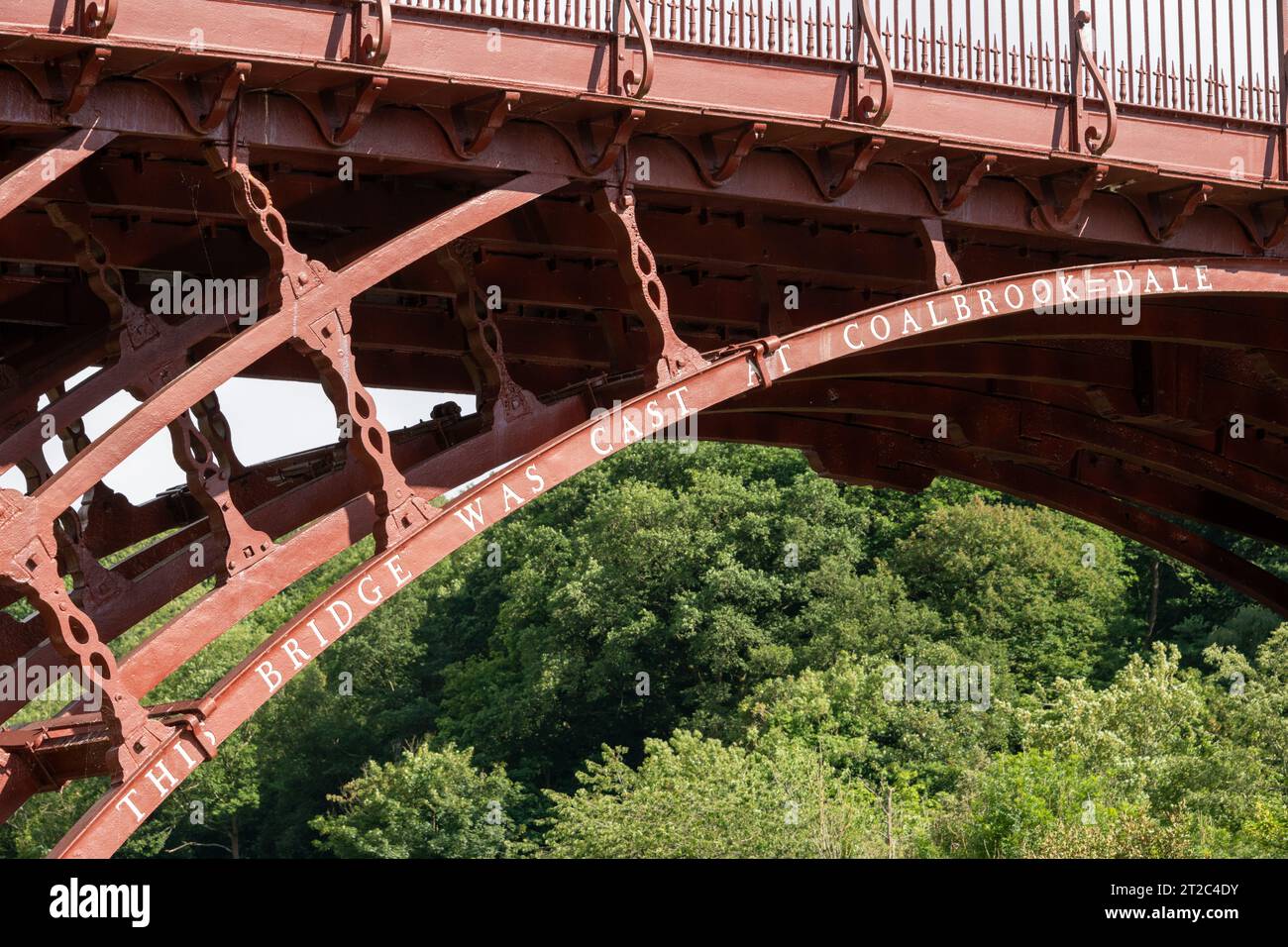 Ironbridge, The First Cast Iron Bridge in the Worl. Shropshire, UK ...
