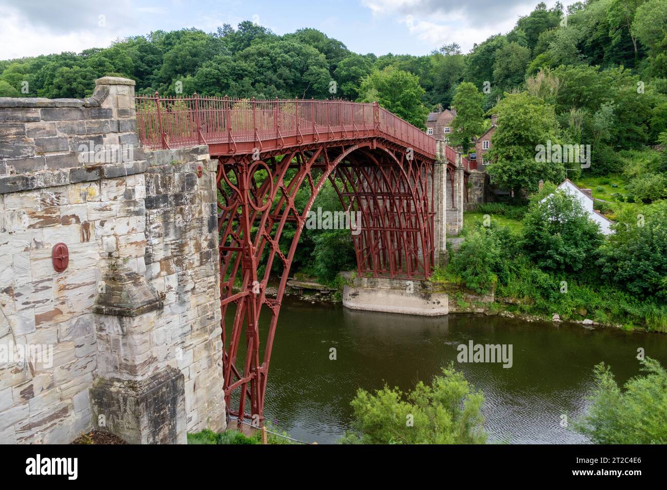 Ironbridge, The First Cast Iron Bridge in the Worl. Shropshire, UK ...