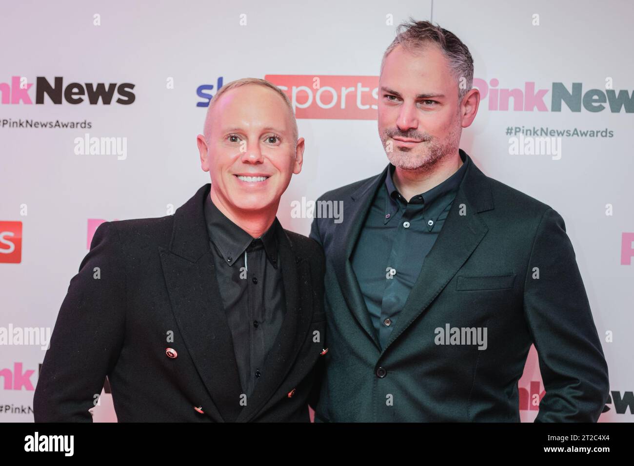 London, UK. 18th Oct, 2023. Rob Rinder and partner. The Pink News ...