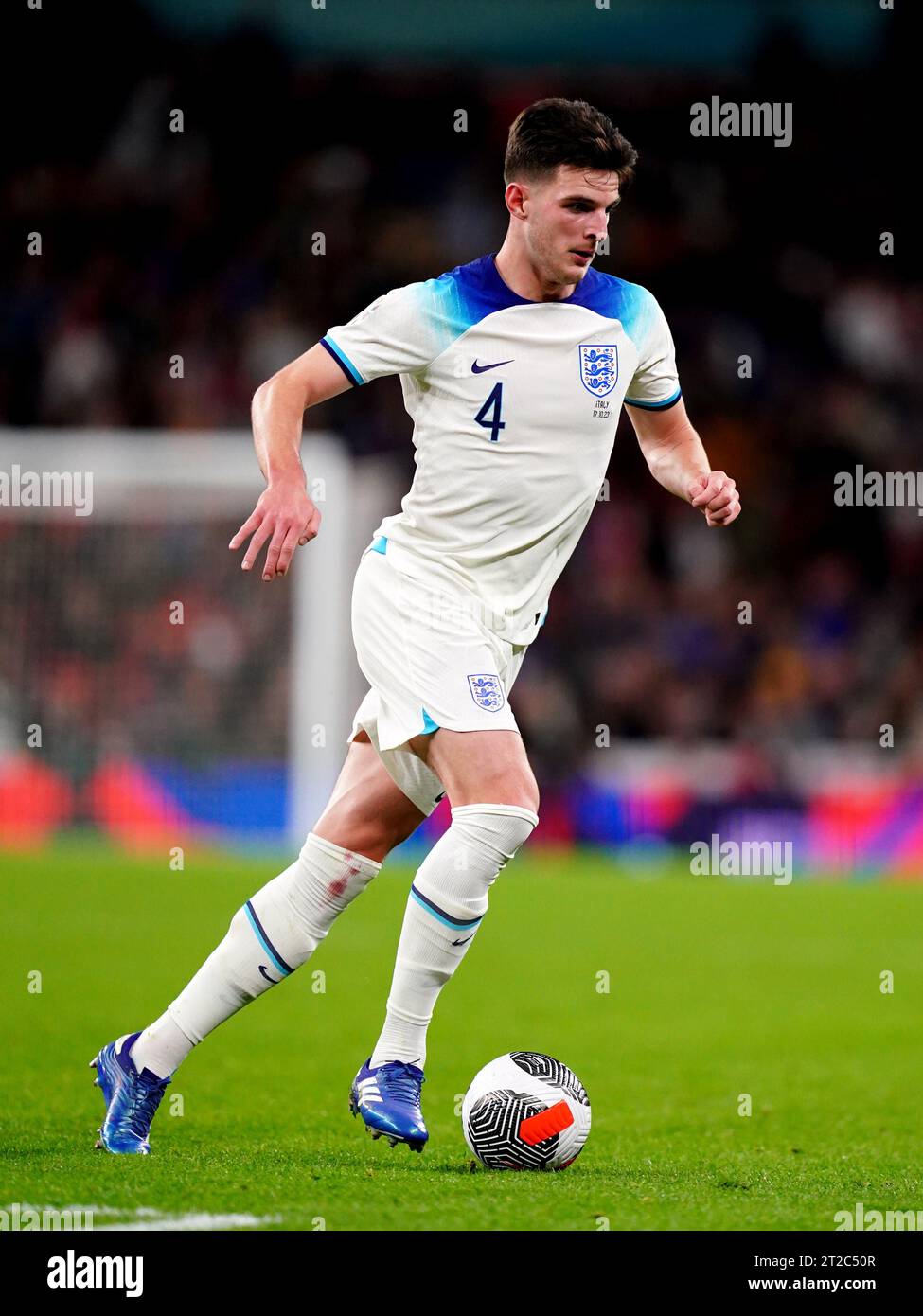 England’s Declan Rice during the UEFA Euro 2024 qualifying match at ...