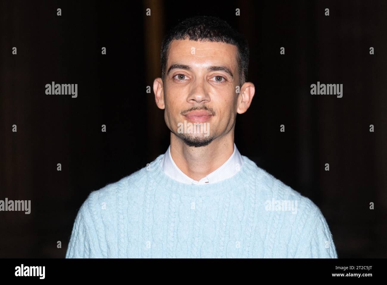 Paris, France. 18th Oct, 2023. Raphael Barontini posing during the ...