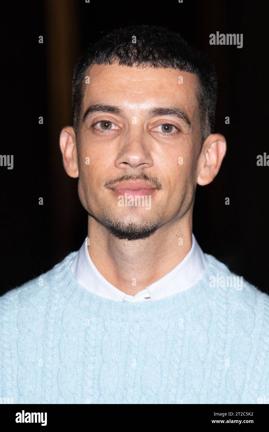 Paris, France. 18th Oct, 2023. Raphael Barontini posing during the ...